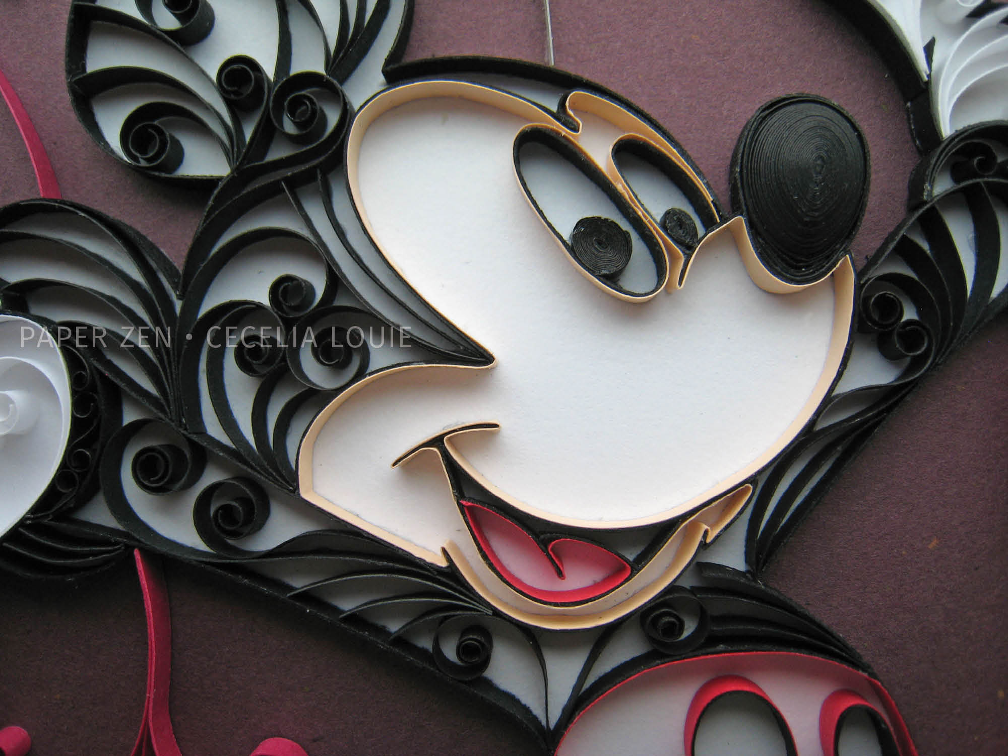 Quilling Mickey Mouse – PaperZen