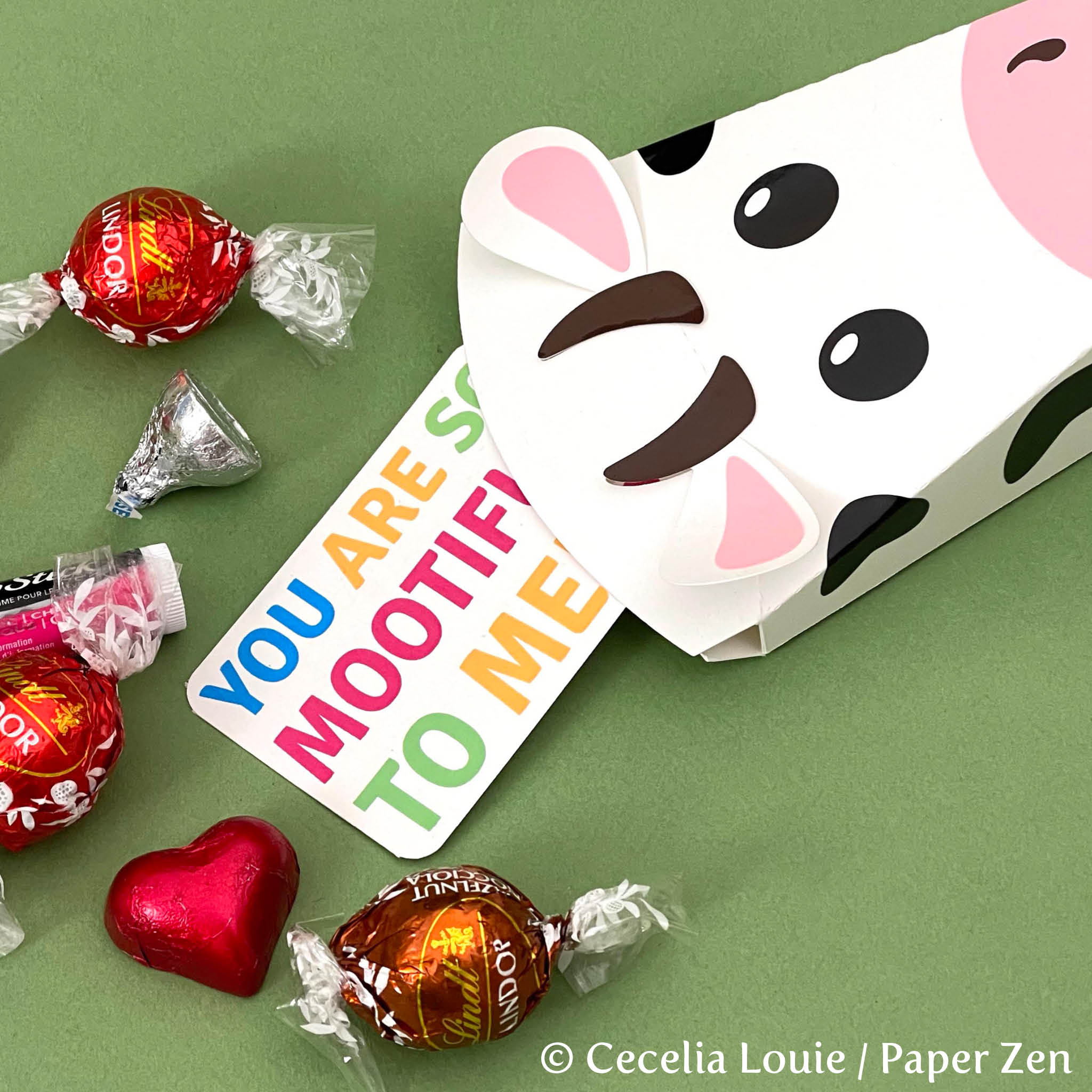 Cow Gift Box - SVG – PaperZen