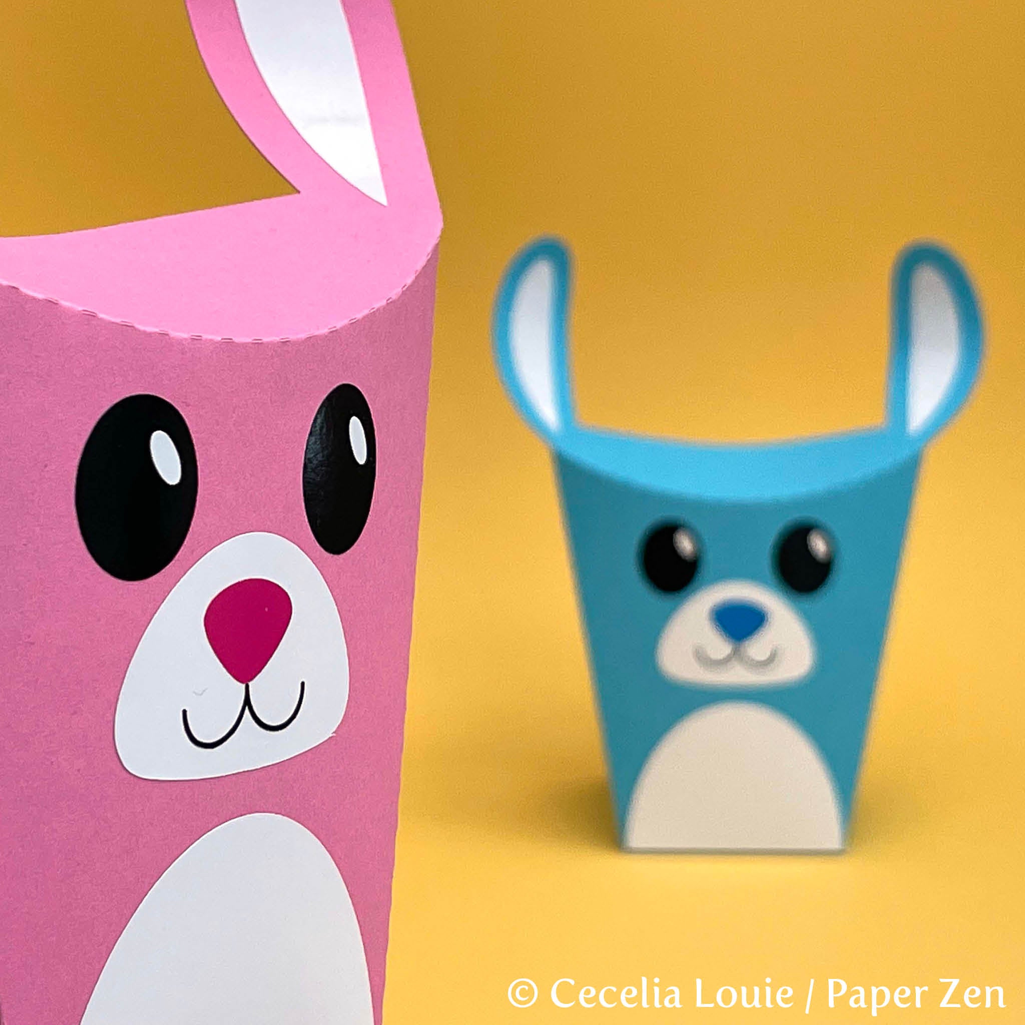 Rabbit Gift Box - SVG – PaperZen