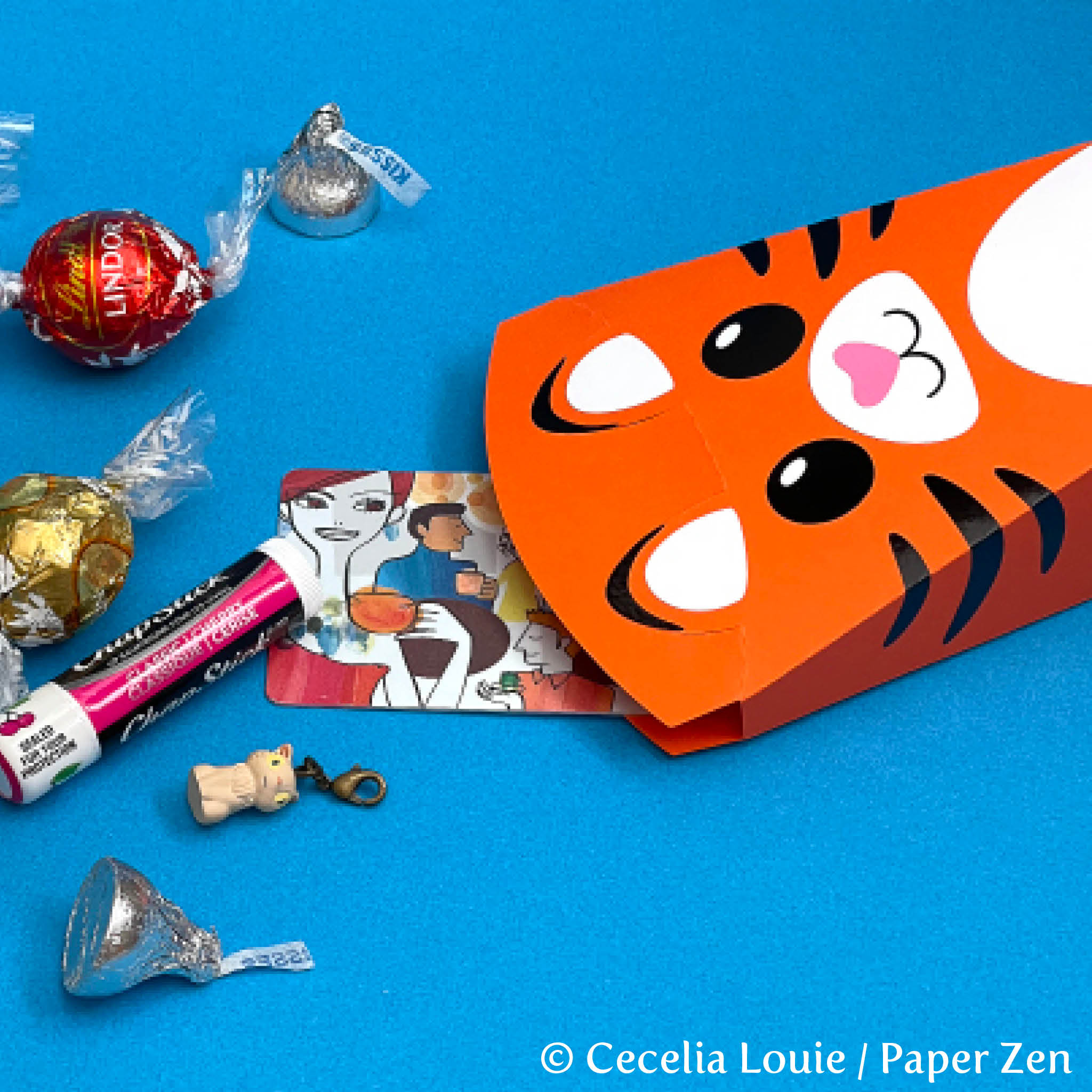 Tiger Gift Box - SVG – PaperZen