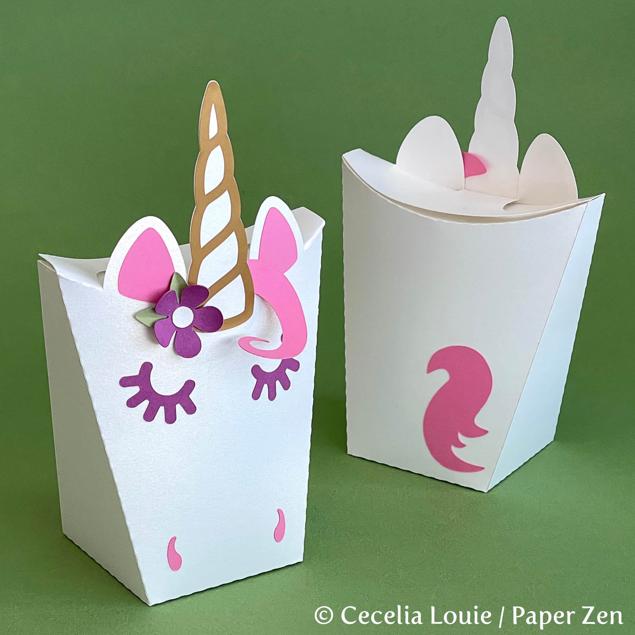 Unicorn Gift Box - SVG – PaperZen