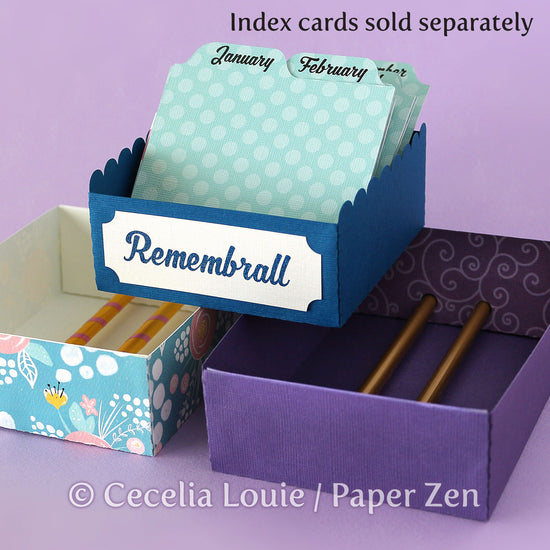 Memorydex Box - SVG – PaperZen