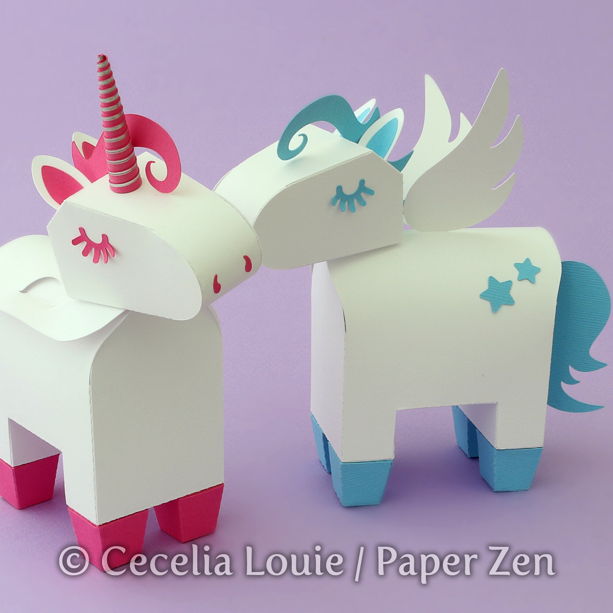 Unicorn Box - SVG – PaperZen