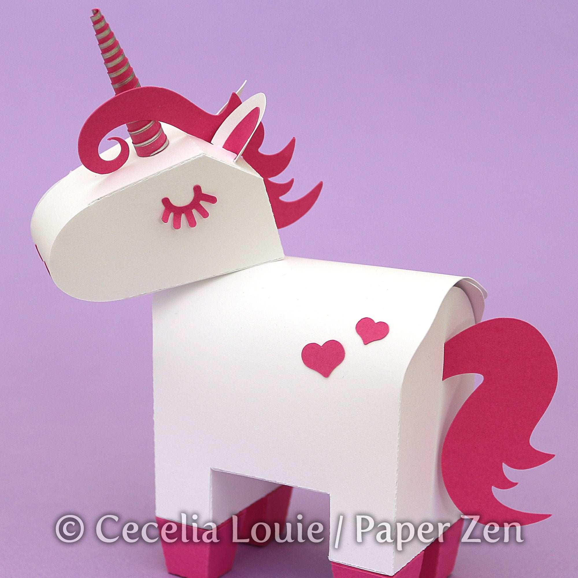 Unicorn Box - SVG – PaperZen