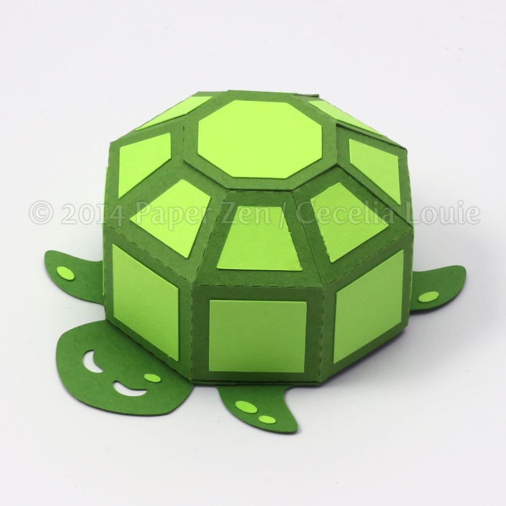 Turtle Box - SVG – PaperZen